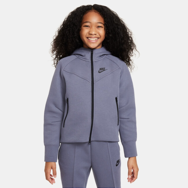 NIKE SPORTSWEAR TECH FLEECE GIRLS' FULL-ZIP HOODIE | Dressipluusid ...