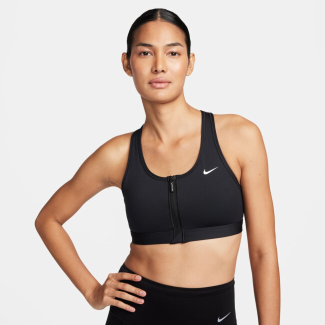 NIKE SWOOSH FRONT ZIP MEDIUM SUPPORT | Spordirinnahoidjad | Sportland
