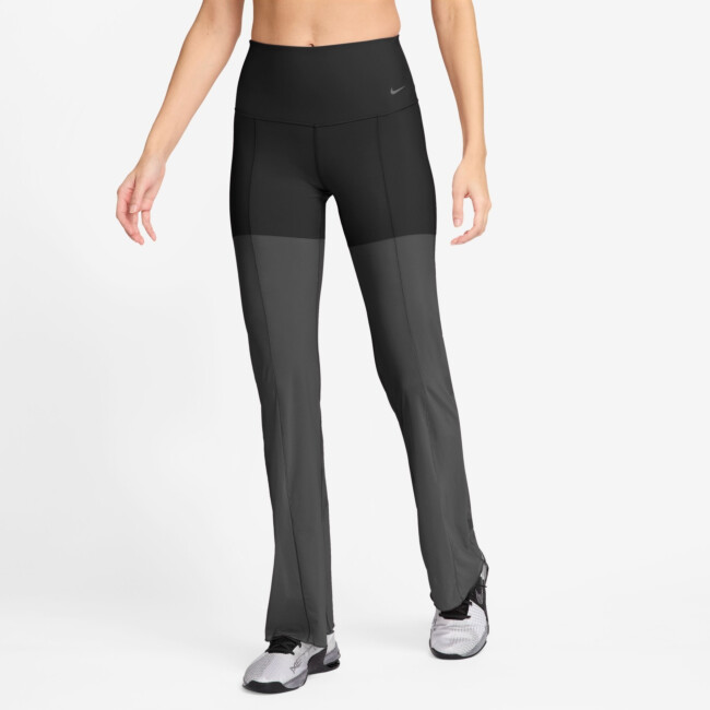 NIKE ZENVY WOMEN'S GENTLE-SUPPORT HIGH-WAISTED SHEER-OVERLAY FLARED ...