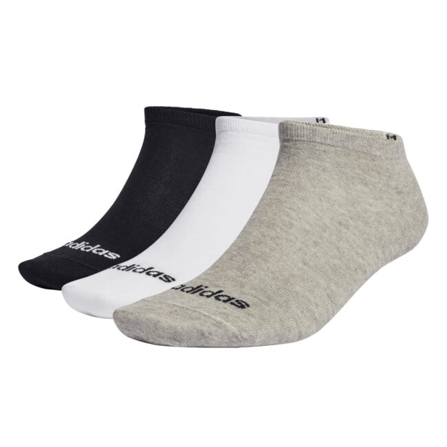 ADIDAS THIN LINEAR LOW CUT SOCKS 3-PACK | Sokid ja säärised | Sportland