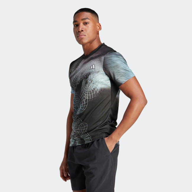 ADIDAS MENS TENNIS PRINTED AEROREADY FREELIFT PRO T-SHIRT | Särgid ja ...