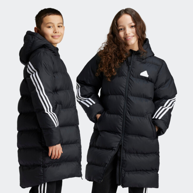 ADIDAS KIDS' FUTURE ICONS LONG PADDED JACKET | Joped ja parkad | Sportland
