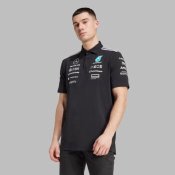 ADIDAS MERCEDES - AMG PETRONAS FORMULA ONE TEAM BLACK POLO | Polod ...